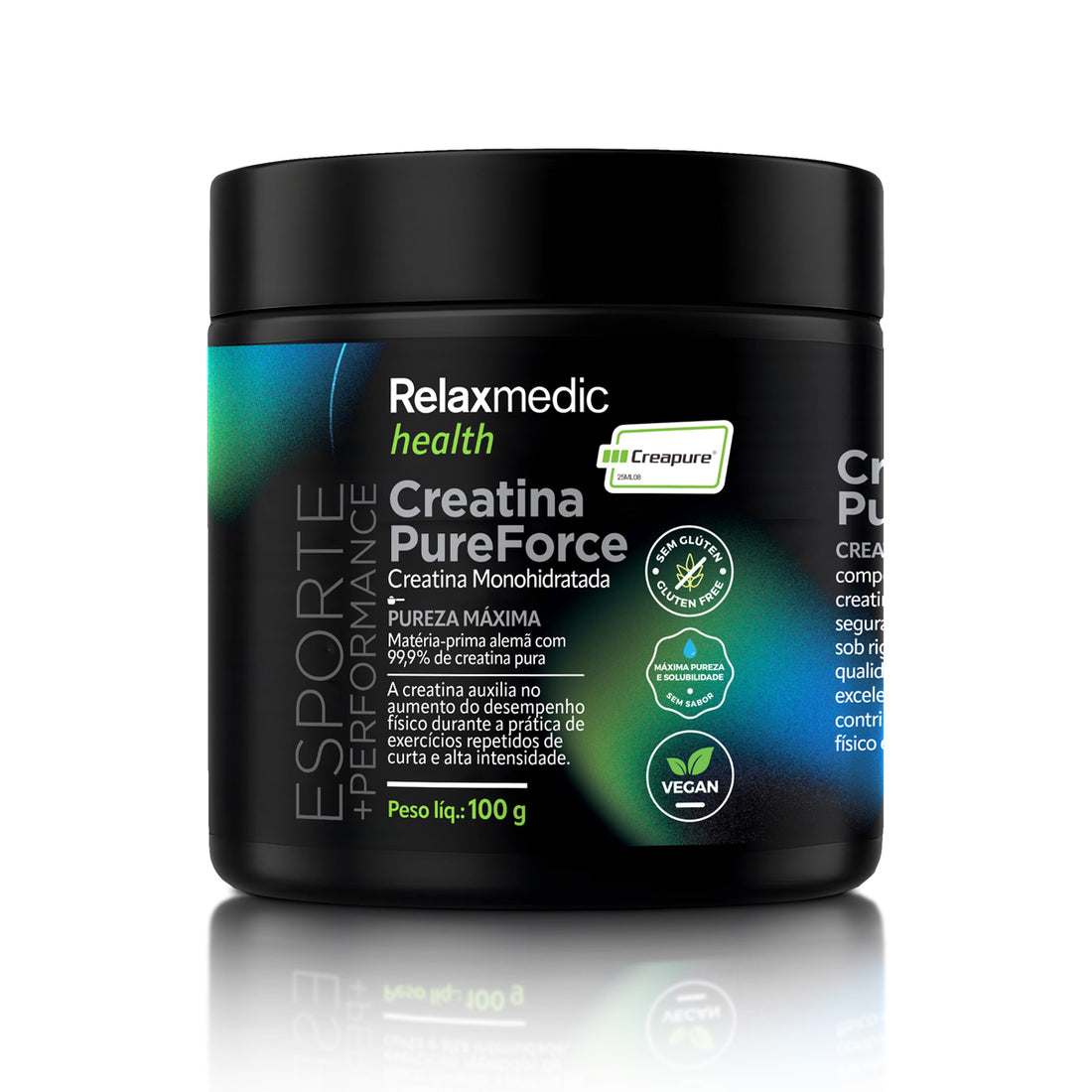 Creatina Monohidratada Creapure® 100g Pure Force